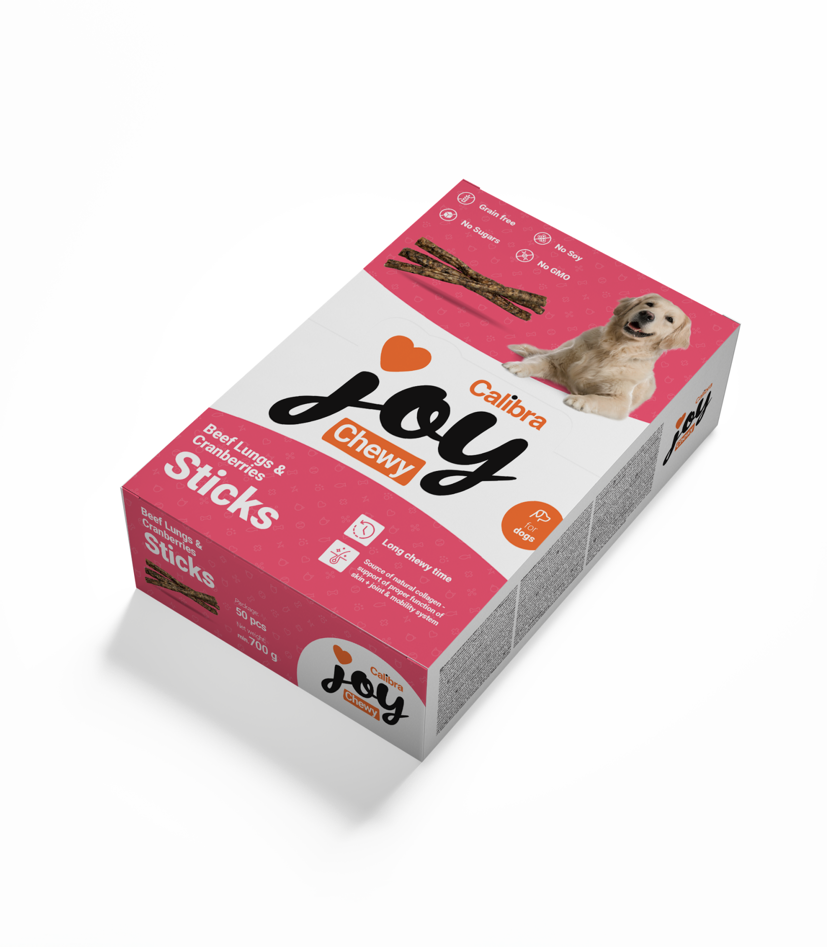 Calibra Joy Chewy treats beef lung with cranberries | Calibra